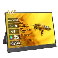China Superthin 14 Inch Screen Type C Lcd Smart Dual Gaming Monitor Portable For Xbox for sale