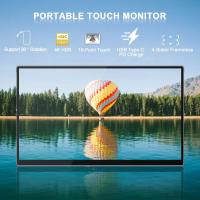 China Patented Slim Bezel Design 15.6 Inch 4k Type C External Touchscreen Monitor Dual Portatil Gaming for sale
