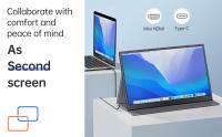 China 15.6 Inch 250nits FHD LCD Touch Display Type C Portable Touch Screen Monitor For Laptop for sale