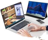 China 14.1inch USB C Mini HDMI Gaming Portable Dual Monitor LCD Display For Windows Mac Android for sale