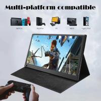 China 15.6inch IPS LCD Portable Double Monitor With 1920 X 1080 Resolution 1000 1 Contrast Ratio for sale