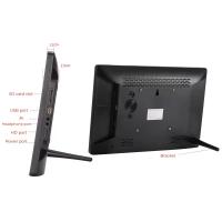 China 13.3 Inch IPS Panel Digital Photo Frames with USB2.0*1 Port and Plastic Material for sale
