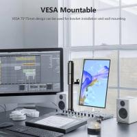 China 14 Inch Portable Triple Monitor Touch Screen Laptop Screen Extender With 1920*1080 IPS Panel for sale