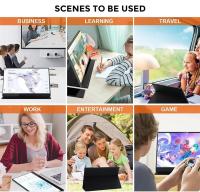 China Viewing Angle 85/85/85/85 15.6 Inch 4K Portable Monitor Touchscreen 600 Brightness USB Interface for Laptops and PS5 for sale