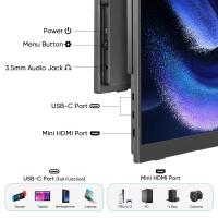 China Large Portable Monitor 18.5 inch 1080P FHD USB-C with Kickstand for Gaming Laptop Xbox PS4/5 for sale