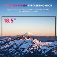 China Large Portable Monitor 18.5 inch 1080P FHD USB-C with Kickstand for Gaming Laptop Xbox PS4/5 for sale
