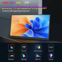 China OEM/ODM 15.6 Inch IPS 1080P 60Hz Gaming Type-C HDR Portable Monitor Screen Extender for Laptop Mobile for sale