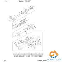 China 31QB-60110/60111 Bucket Tilt Cylinder for Hyundai R480LC-9 Excavator | 21-35 MPa Pressure Range | OEM Parts for sale