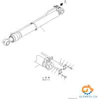 China Komatsu PC200-7 Excavator Arm Cylinder 707-01-XY820 21-35 MPa Hydraulic Part for sale