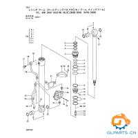 China Hitachi ZX70 Arm Cylinder 4458862 Excavator Hydraulic Stick Cylinder 21-35 MPa for sale