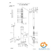 China Hitachi ZX120 ZAX120 Excavator Arm Cylinder 4423852 4608256 4438210 4612138 21-35 MPa for sale