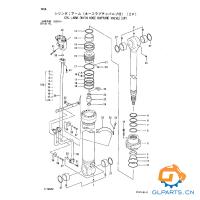 China ZX240-3 Excavator Arm Hydraulic Cylinder 4645960 21MPa to 35MPa for sale