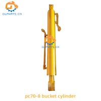 China Komatsu PC70-8 Bucket Cylinder Assembly 707-00-XT281 707-G0-X1350 Excavator Hydraulic Parts 21-35 MPa for sale