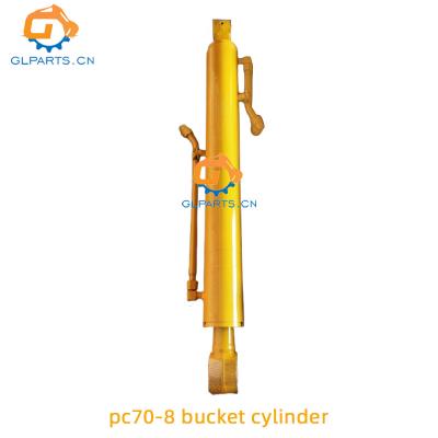 China Komatsu PC70-8 Bucket Cylinder Assembly 707-00-XT281 707-G0-X1350 Excavator Hydraulic Parts 21-35 MPa for sale
