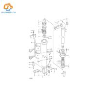 China Hitachi EX1200 EX1200-6 Arm Hydraulic Cylinder 4682481 4669228 25Mn Steel for sale