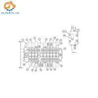 China Caterpillar E305.5E Excavator Hydraulic Main Control Valve 393-9241 with 6-Month Warranty and Corrosion-Resistant Construction for sale
