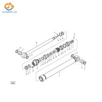 China VOE14535416 Dipper Arm Cylinder for Volvo EC330B EC360B Excavator 55 HRC Hard Chrome for sale