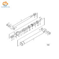 China VOE14511286 14511286 Hydraulic Boom Cylinder for Volvo EC700B EC700 55 HRC Hardened Rod for sale