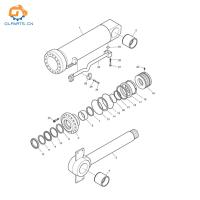 China EX120-5 EX130H-5 4317311 Excavator Hydraulic Boom Cylinder - OEM Quality with 12 Month Warranty for sale