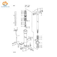 China EX120-5 EX130H-5 4317313 Hydraulic Arm Cylinder for Hitachi Excavator - OEM Quality with 12 Month Warranty for sale