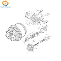 China 401-00439C 401-00440B Final Drive Motor Travel Motor Gearbox for Doosan DX300-7 Excavator - 6 Month Warranty for sale