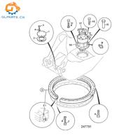 China JRC0007 Excavator Swing Reduction Gearbox for JCB JS200 JS220 - 201 KG Weight, 0.14 CBM Volume for sale