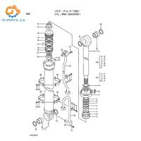 China Hydraulic Arm Cylinder 4310243 4637753 for Hitachi ZX450-3 EX400-5 Excavator for sale