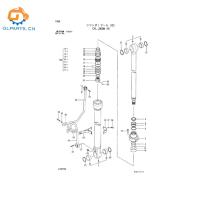 China Boom Hydraulic Cylinder 9185297 4428438 for Hitachi ZX110 ZX110-E ZX110M Excavator Parts - 1 Year Warranty for sale