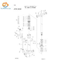 China Hitachi ZX160W Boom Hydraulic Cylinder - OEM Parts 4465565 & 4465566 with 1-Year Warranty for sale