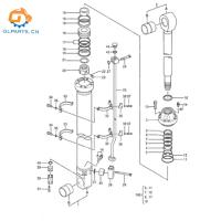 China Hitachi EX1200-5 Arm Hydraulic Cylinder 4453176 New OEM Replacement for Excavator for sale