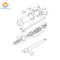 China 440-00059A Bucket Hydraulic Cylinder for Doosan DX225LC SOLAR 225LC-V Excavator for sale