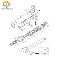 China Excavator Arm Hydraulic Cylinder 440-00257B for SOLAR S300LC-V 70MPa for sale