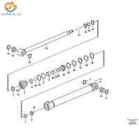 China Boom Hydraulic Cylinder 14548954 14683207 for Volvo EC460C EC480D Excavator with 1-Year Warranty for sale