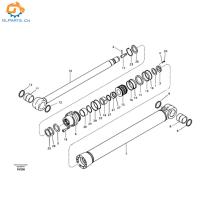 China VOE14523672 14507290 Dipper Arm Hydraulic Cylinder for Volvo EC460B Excavator for sale
