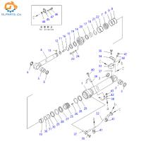China Komatsu PC400 Arm Cylinder 707-13-18760 707-13-18770 707010F690 707010H082 New Hydraulic Excavator for sale
