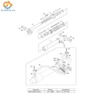 China Hyundai R305LC-7 R290LC-7 Boom Hydraulic Cylinder Assembly 31N850121 31N850125 31N850115 with 1-Year Warranty for sale
