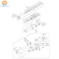 China 31N560110 31Y1-20280 Bucket Hydraulic Cylinder for Hyundai R160LC-7 R170W-7 R180LC-7 Excavator with 1 Year Warranty for sale