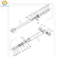 China Komatsu PC2000-8 Boom Arm Bucket Hydraulic Cylinder 707-13-28130 707-E1-01830 707-E1-01880 for sale