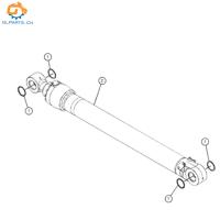 China 5701981 5827096 Stick Arm Bucket Hydraulic Cylinder for CAT 390F Excavator 25Mn Steel for sale