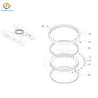 China 9245698 Slewing Bearing Swing Ring for Hitachi ZAX330-3 ZX330-5G ZX350-3 ZX400L-5G Excavators - 6 Month Warranty for sale
