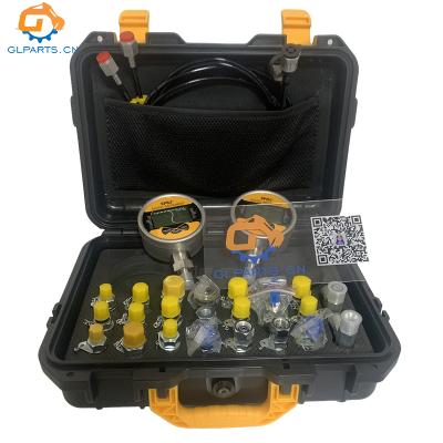 China Hydraulic Pressure Test Kit with Digital Gauge ±1.6% Accuracy for Excavator Maintenance for sale