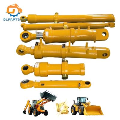 China Excavator Hydraulic Cylinder 80mm Bore 500mm Stroke for Wheel Loader Bulldozer for sale