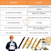 China Excavator Hydraulic Cylinder for E312 312B 312C 312D Arm Bucket Boom 80mm for sale