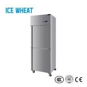 China Air-Cooled Vertical Double-Temperature Two-Door Refrigerator Commercial Pallet Model for sale