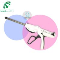 China Laparoscopic EO Sterilized Endoscopic Disposable Curved Surgical Staplers Abdominal Surgery With Tri-Staple Technology for sale