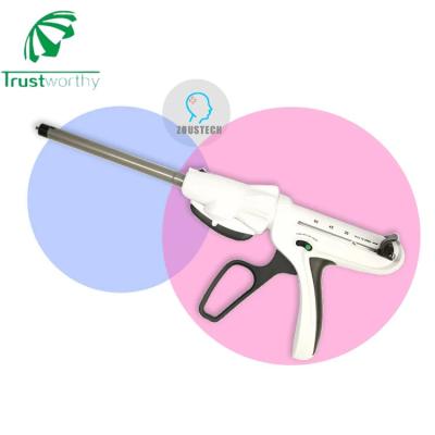 China Laparoscopic EO Sterilized Endoscopic Disposable Curved Surgical Staplers Abdominal Surgery With Tri-Staple Technology for sale