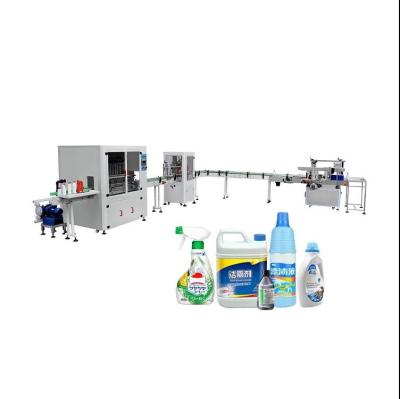China Disinfectant Spray Bottle Liquid Filling Machine Automatic High Efficiency Professional for sale