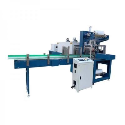 China Fully Automatic Bottle Packing Plant PE PVC Plastic Bottle Heat Shrink Wrapping Packing Machine for sale