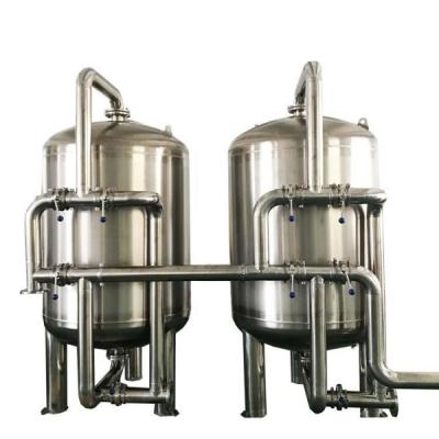 China Multimedia Water Purification Machine Steel Tank Water Sand Filter For Water Life for sale