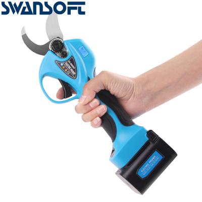 China Lithium battery pruning shears garden electric pruning shears 32mm cordless electric pruning shears for sale
